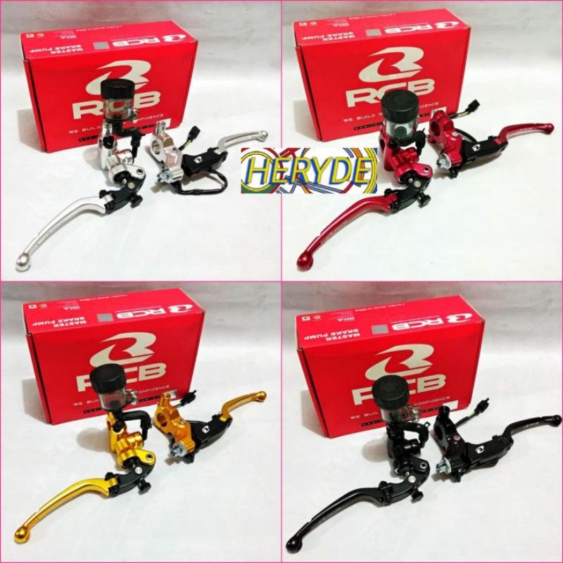 Jual master rem RCB s1 Kanan Kiri Original Racing Boy Radial Brake Pump 14mm Universal PnP For ...