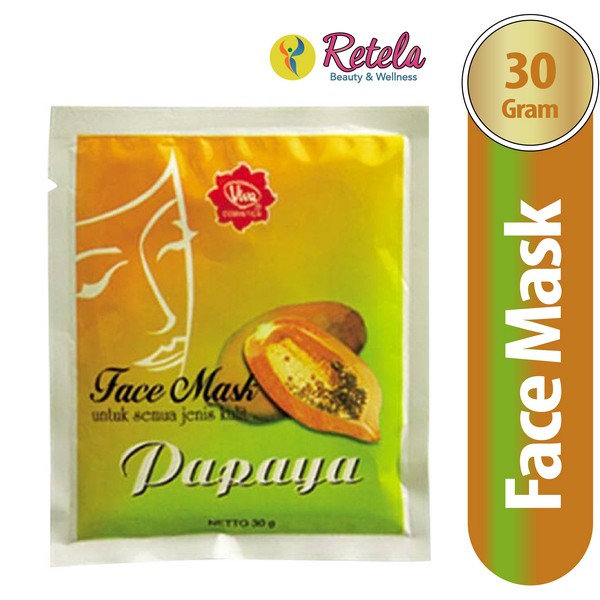 Jual Viva Face Mask Papaya 30G / Viva Masker Wajah | Shopee Indonesia