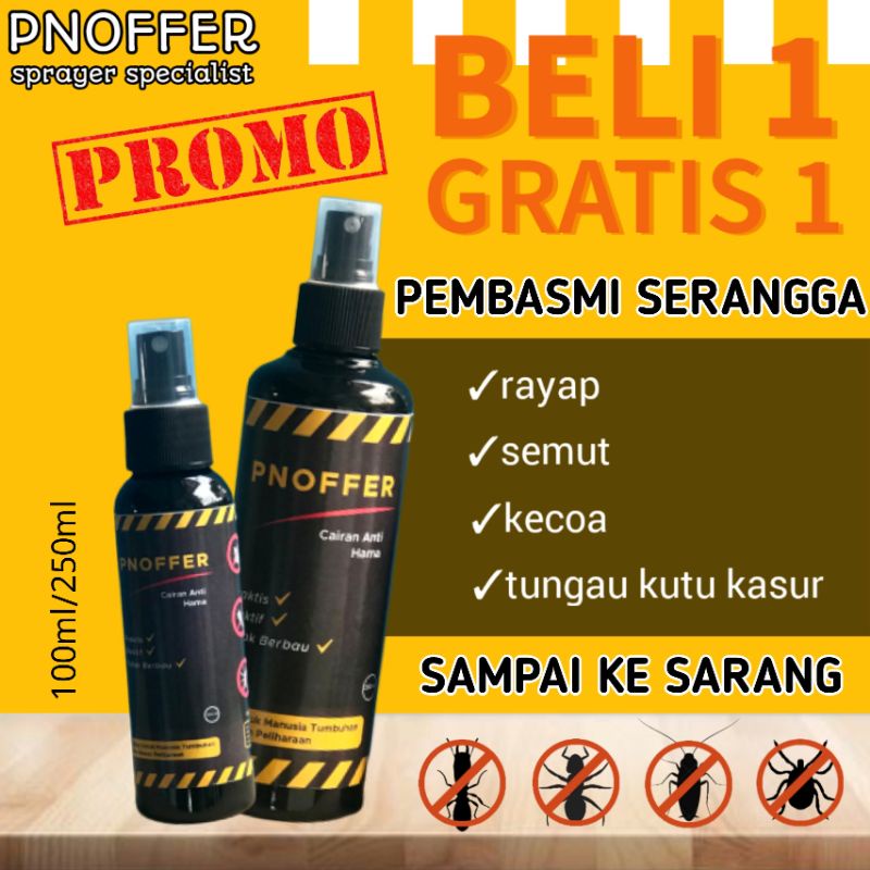 Jual obat anti semut rayap kecoa kutu kasur tungau semprot PNOFFER ...