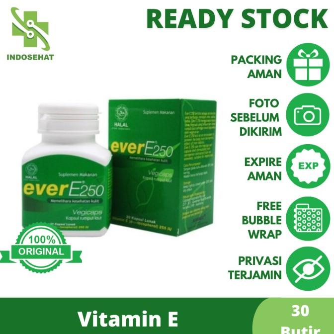 Jual Ever E 250 Per Botol 30 Butir Untuk Kulit Dan Kesuburan | Shopee ...