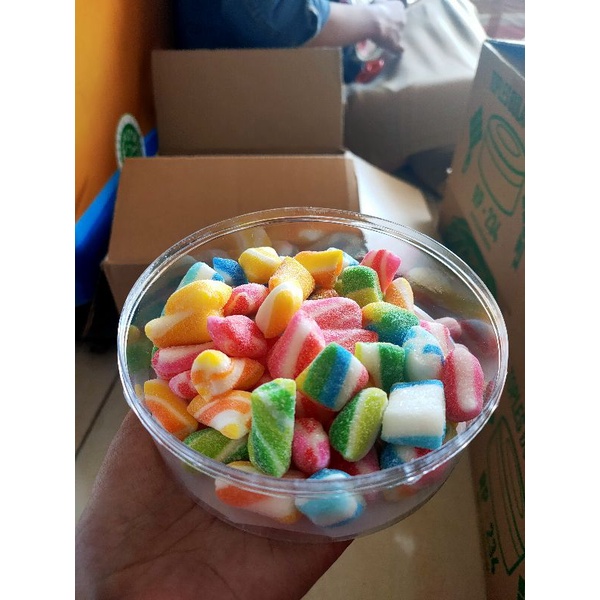 Jual [TM5] Permen Viral Rainbow Korea 250 gr | Shopee Indonesia
