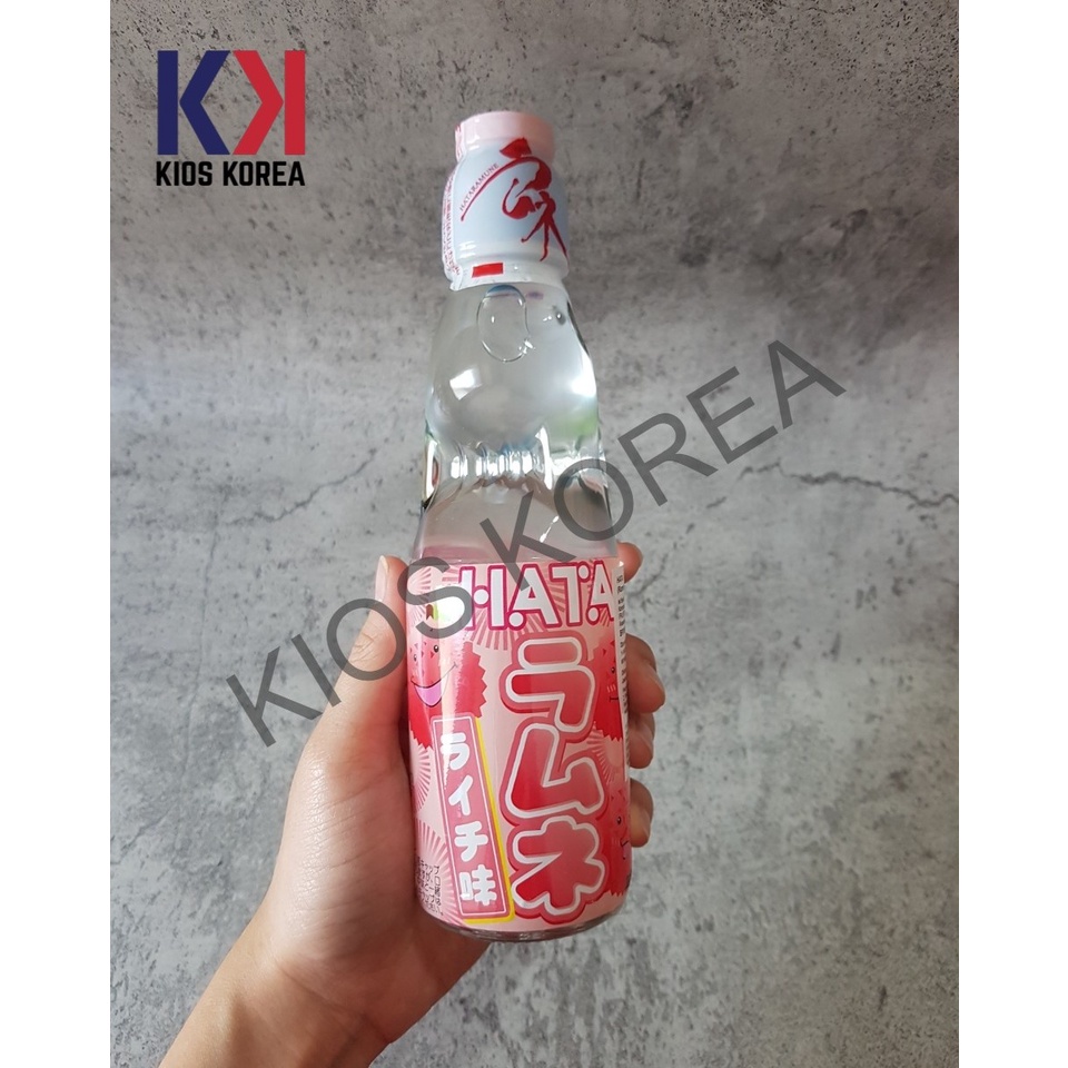 Soft Drink Hata Ramune Hatakosen Lychee 200ml - Minuman Soda Jepang ...