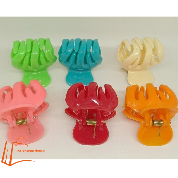 Jual JEPITAN RAMBUT MODEL JEDAI JUMBO UKURAN JUMBO 5.5 CM JEPITAN ...