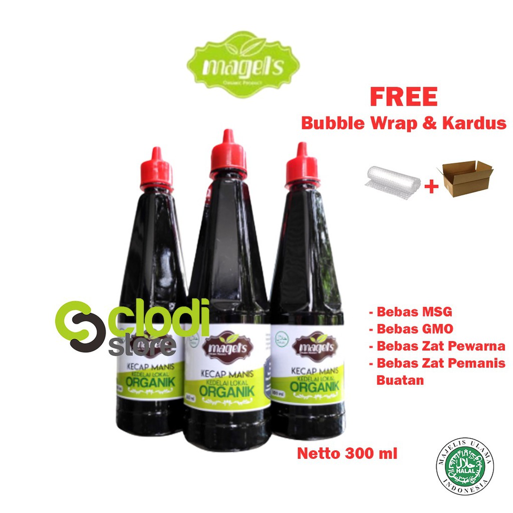 Kecap Organik Magels MPASI Bayi Kedelai Lokal Tanpa MSG 300ml Anti GTM ...