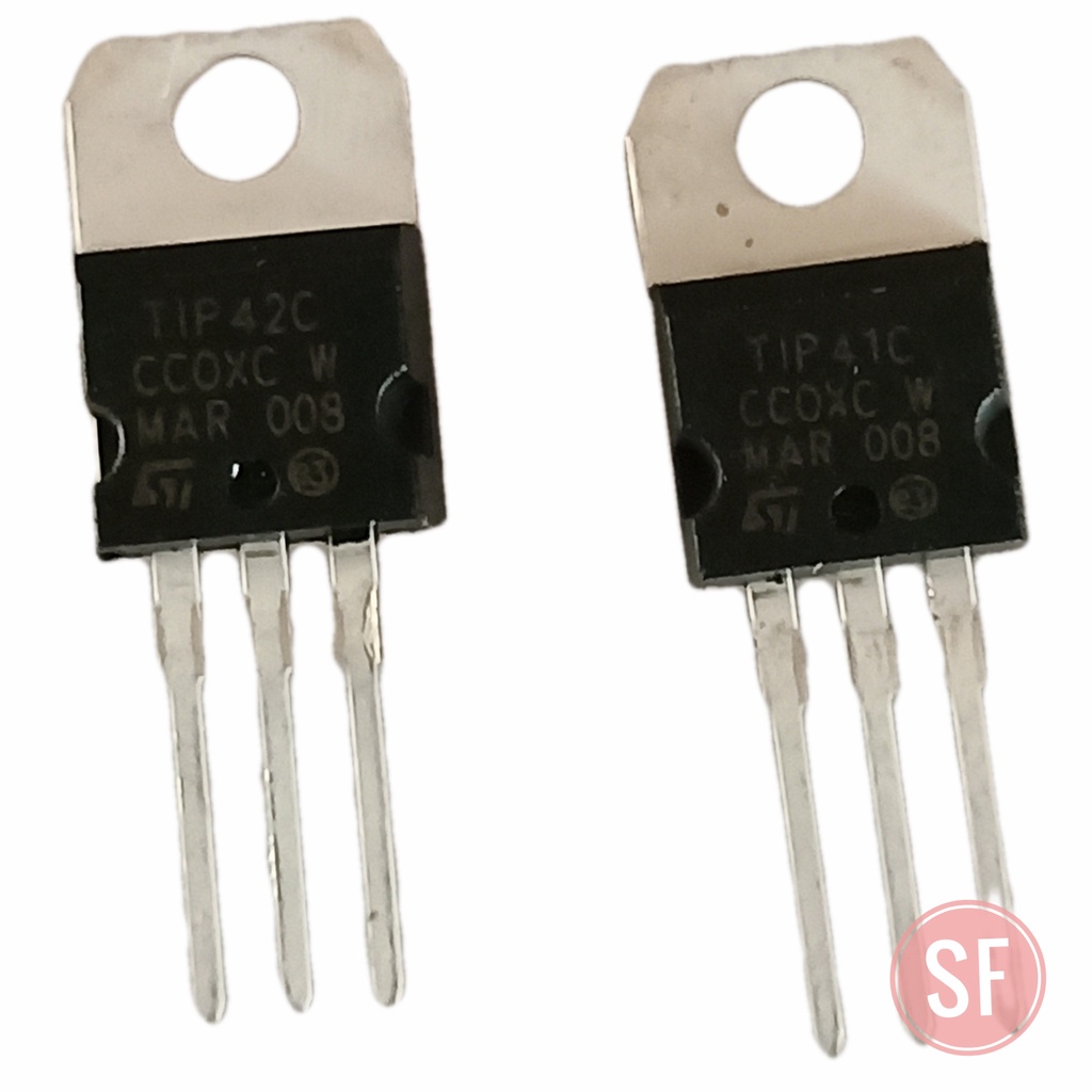 Jual Transistor Tr Tip41 Tip42 Merk St Npn Pnp Shopee Indonesia