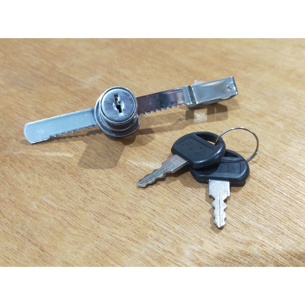 Jual KUNCI ETALASE KACA GESER KUNCI KACA GERIGI PINTU KACA SLIDING | Shopee Indonesia