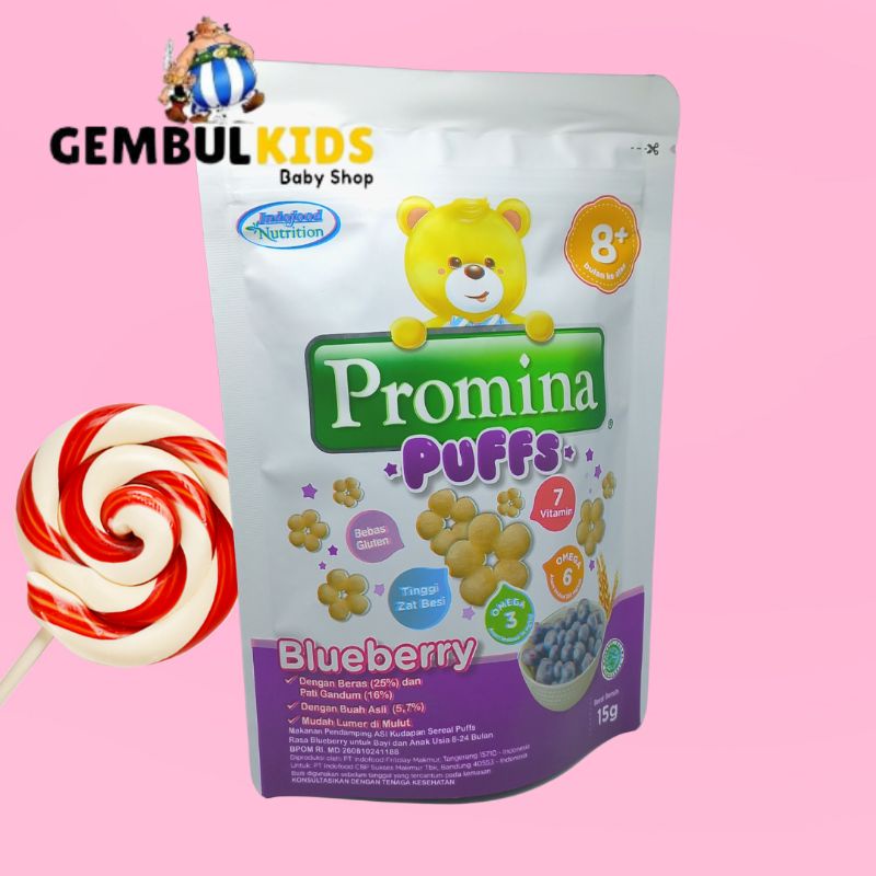 Jual Promina Puffs Blueberry 15gr Indonesia|Shopee Indonesia