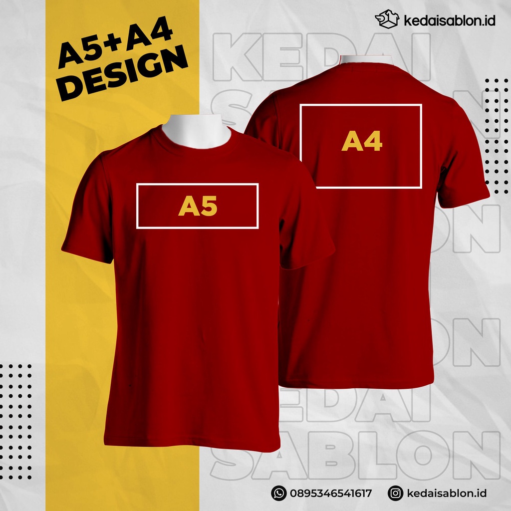 Jual KEDAI SABLON - KAOS SABLON CUSTOM DESAIN SUKA SUKA / UKURAN SABLON ...