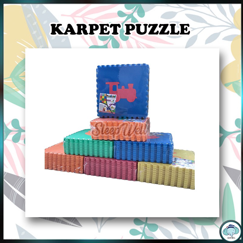 Jual Karpet Puzzle Kids Evafoam 30x30 cm Tebal 1 cm Alas Lantai Playmat ...