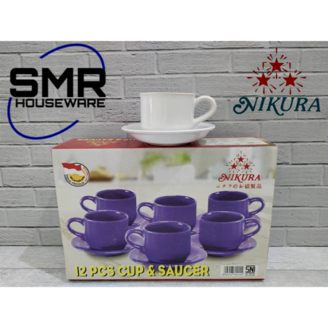 Jual CANGKIR SET NIKURA PUTIH | CANGKIR SAUCER TEH KOPI 250ML 6 PASANG ... Jual CANGKIR SET NIKURA PUTIH | CANGKIR SAUCER TEH KOPI 250ML 6 PASANG ...