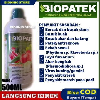Jual OBAT HAMA PADI Fungisida & Bakterisida Hayati BIOPATEK 500ml Obat Penyakit Padi Hawar Daun ...