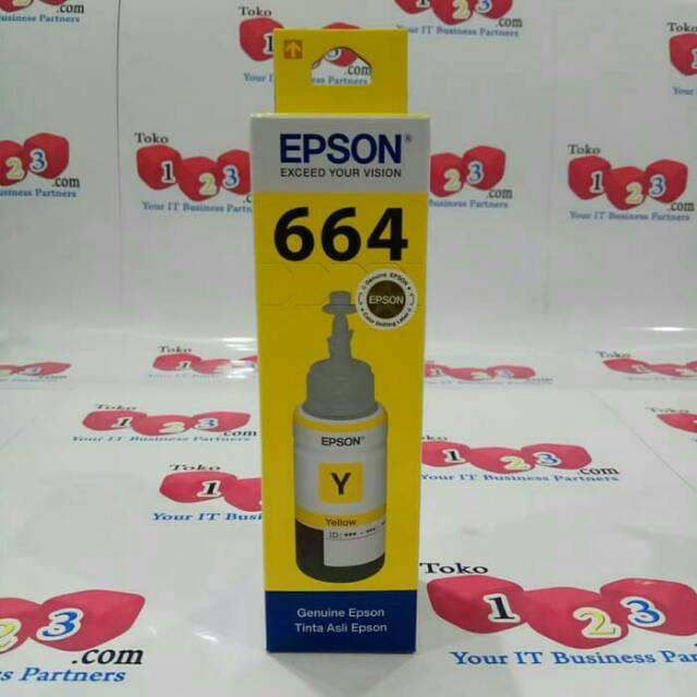 Jual Tinta Original Epson 664 Yellow 70ml | Shopee Indonesia
