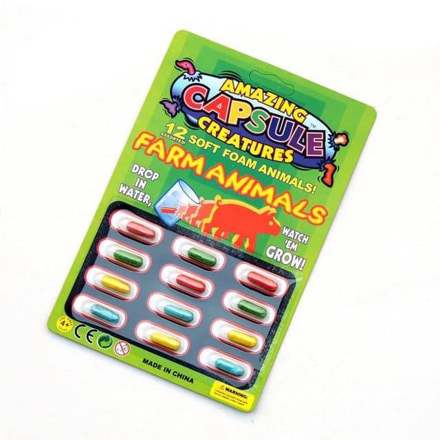 Jual BEST SELLER!! MAGIC Growing Animal amazing capsule isi 12 foam ...