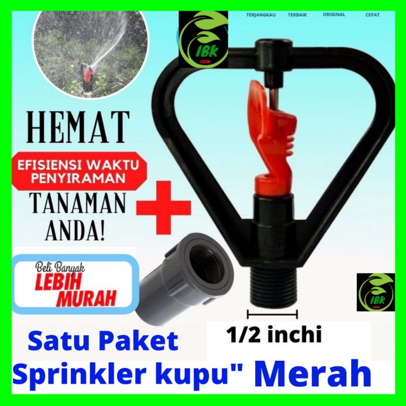 Jual Sprinkler Taman Sprinkler Pertanian Kebun Satu Set Sprinkler Plus ...