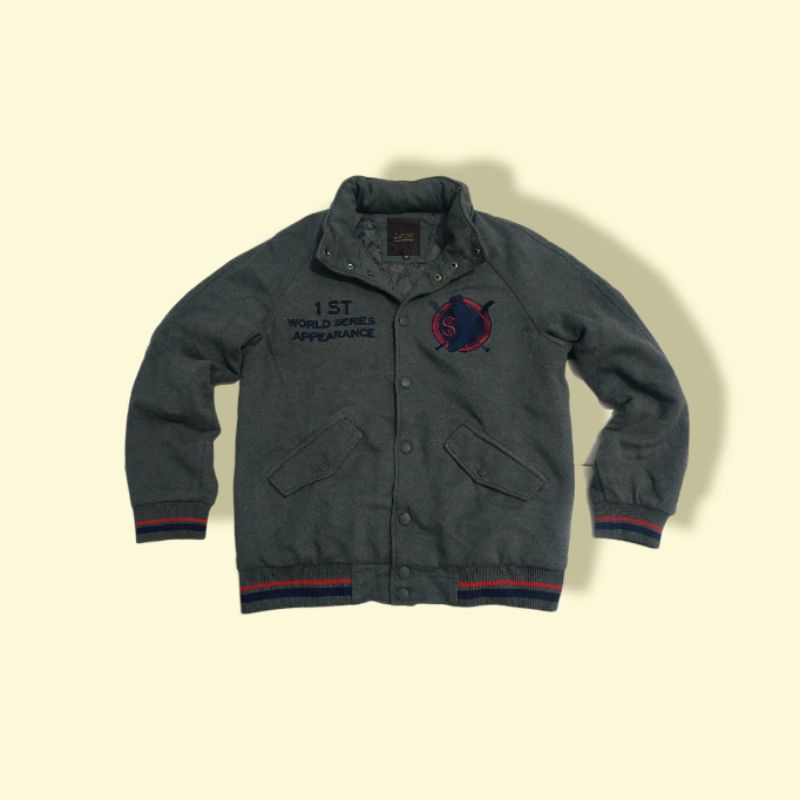 Jual MLB Varsity Jacket 1st World Series Appearance | Shopee Indonesia
