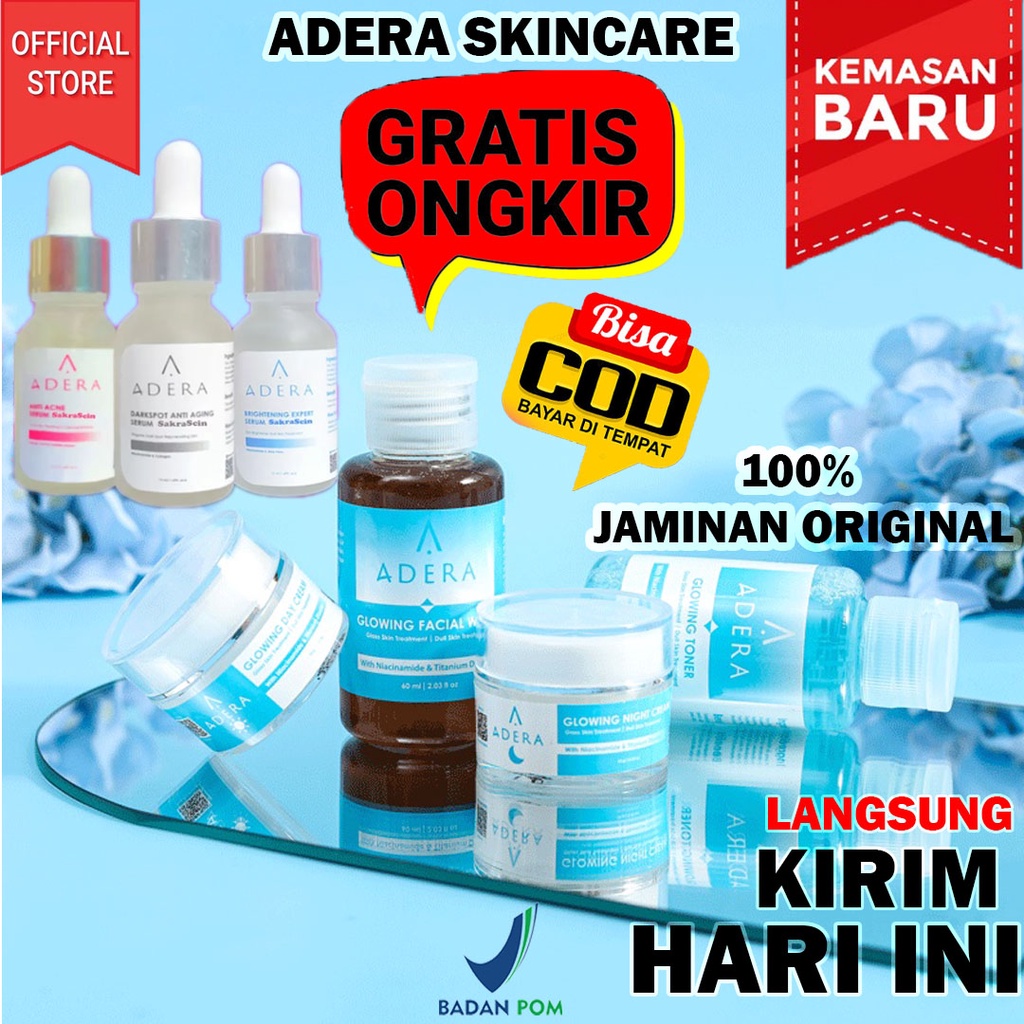Jual ADERA SKINCARE | ADERA SERUM | KRIM | FACIAL WASH | TONER | ADERA ...