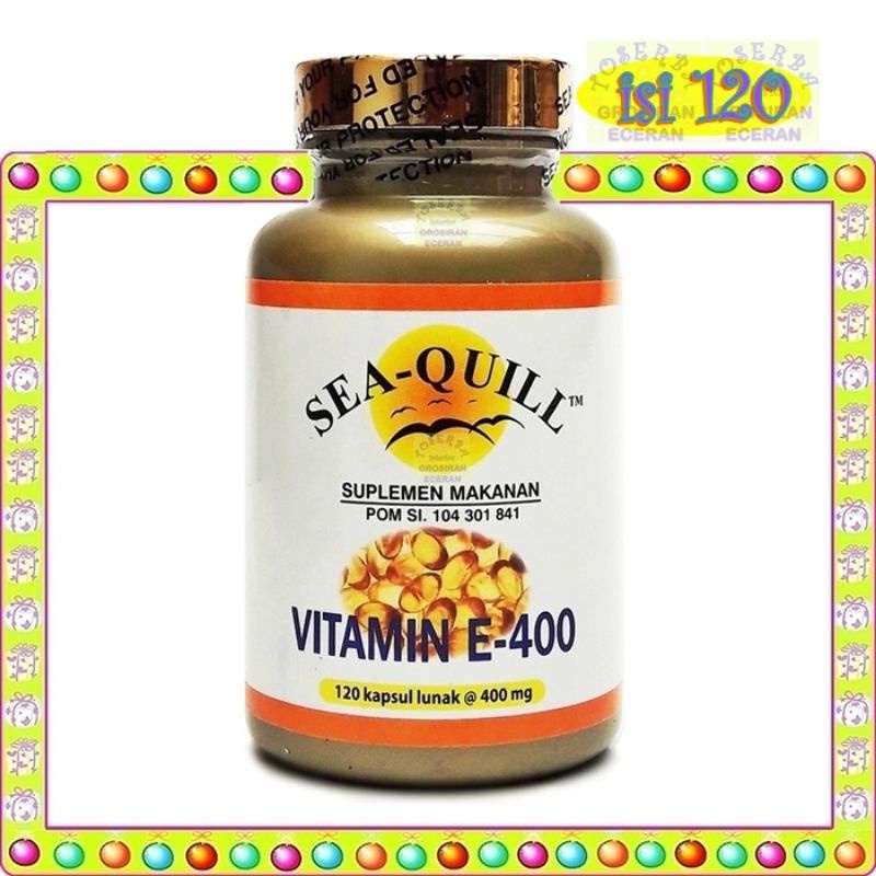 Jual Sea quill Vitamin E 120 - SeaQuill - Vitamin E - Sea Quill Vitamin ...