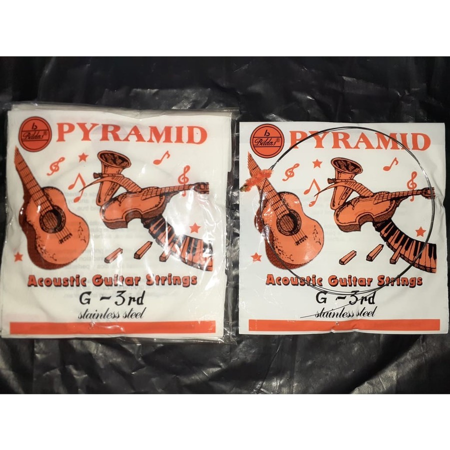 Jual senar gitar pyramid akustik no 3 1 pack isi 12 pcs | Shopee Indonesia