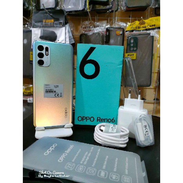 Jual OPPO RENO 6 NFC 8/128 GB fullset original super like new(Second ...