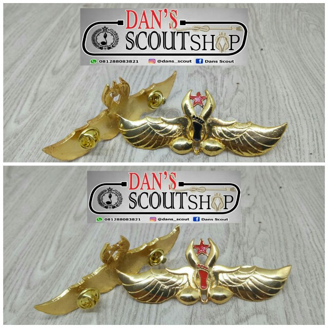 Jual Wings Tapak Merah dan Hitam Pramuka Cor | Shopee Indonesia