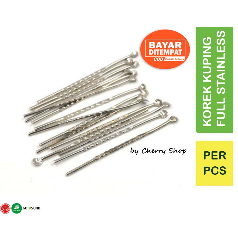 Jual [KOREK KUPING BESI FULL | READY] KOREK KUPING BESI STAINLESS FULL ...