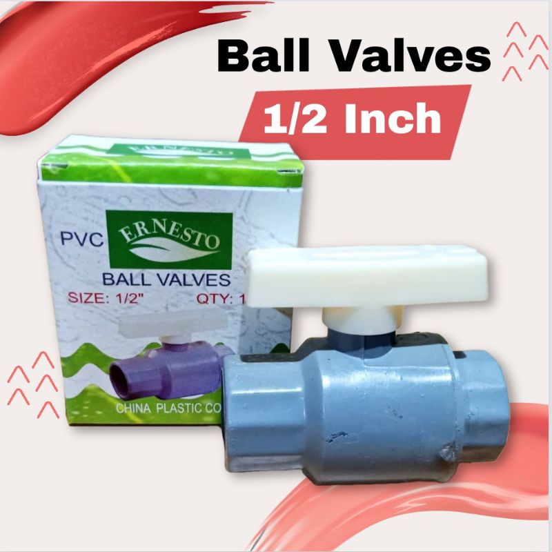 Jual Ball Valves Pvc 1/2 Inch Stop Kran Pvc Model Taiwan | Shopee Indonesia