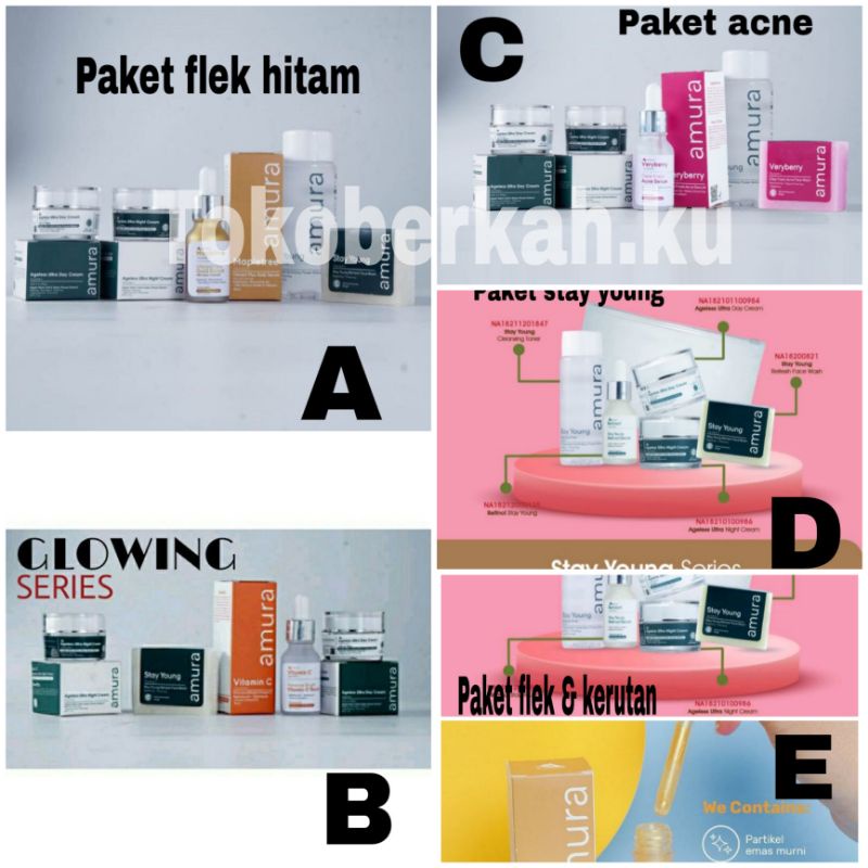 Jual PAKET LENGKAP AMURA SKINCARE | Shopee Indonesia
