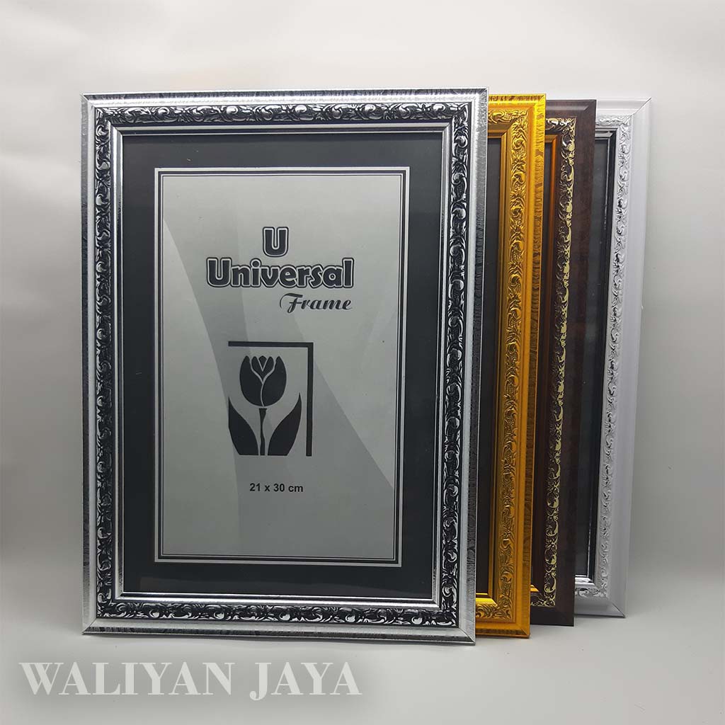 Jual Bingkai Size A4 Warna Silver Bermotif | Bingkai Ukir | Bingkai ...