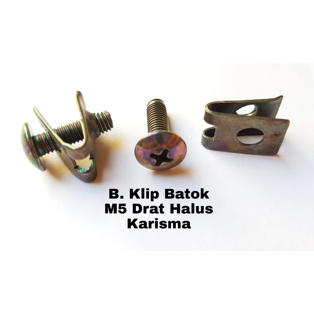 Jual Baut klip batok body motor kharisma | Shopee Indonesia