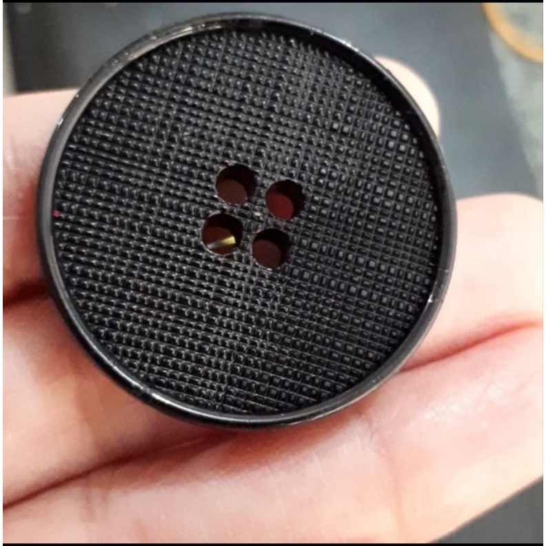 Jual Kancing Jumbo/ jas/ Kancing hitam 35mm Satuan | Shopee Indonesia