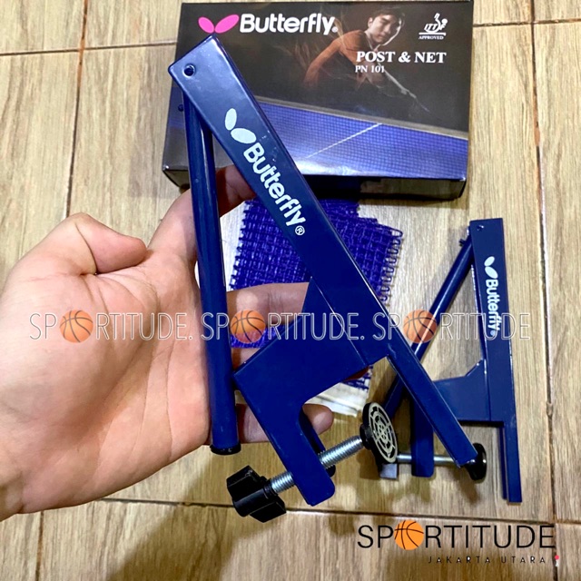 Jual Net dan Tiang Pingpong Butterfly (SATU SET) | Shopee Indonesia