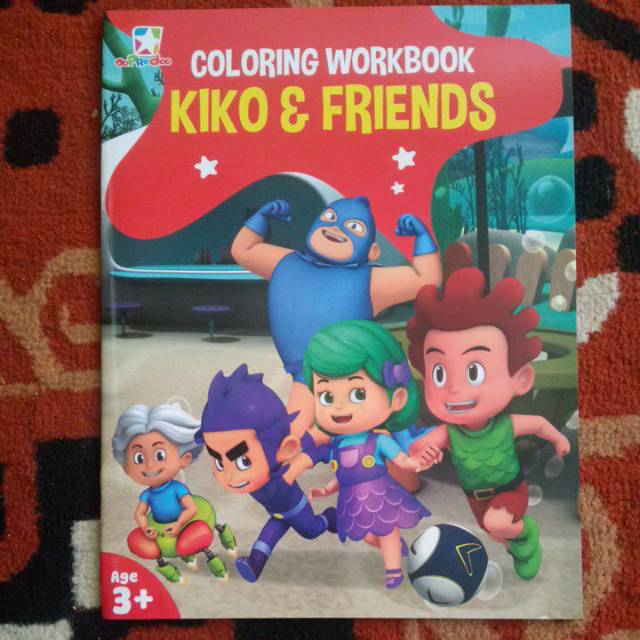 Jual Buku Mewarna - Coloring Workbook Kiko & Friends Indonesia|Shopee ...
