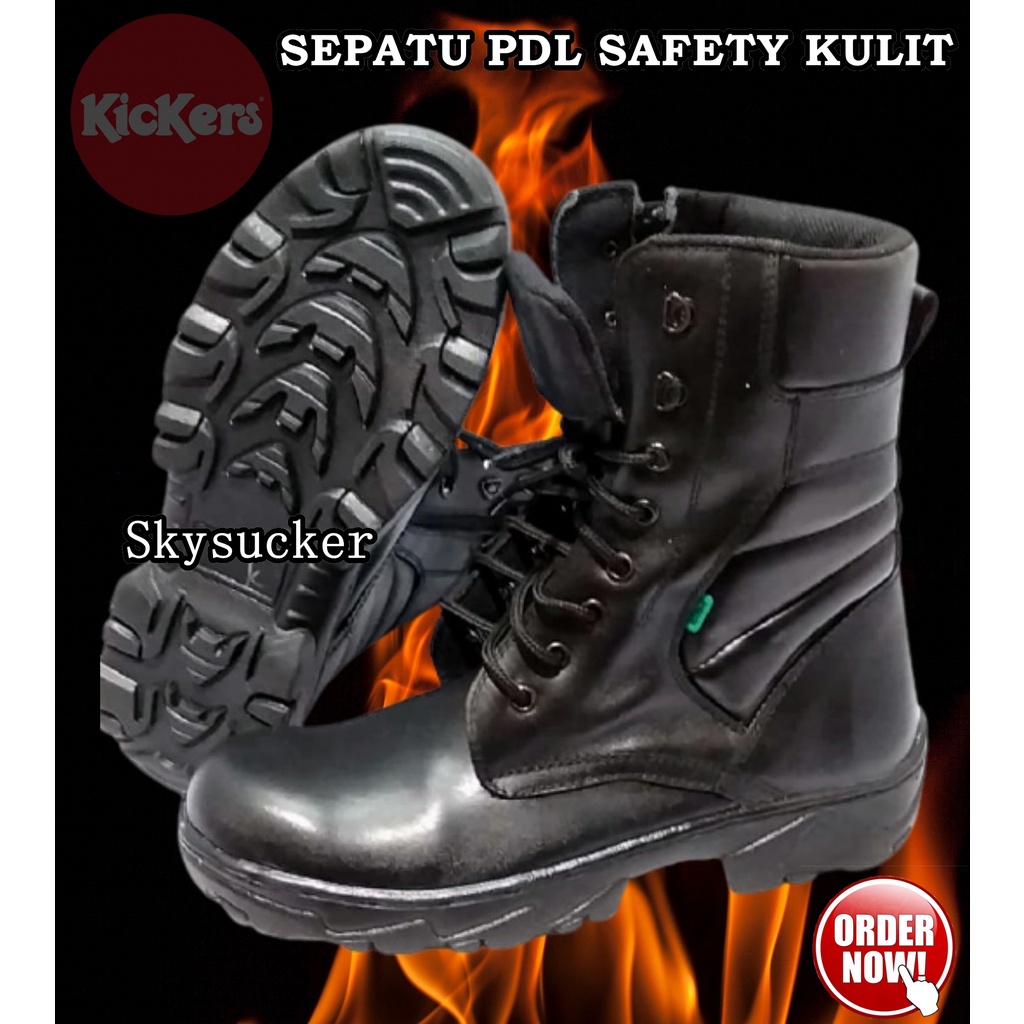 Jual SEPATU PDL SATPAM TNI AU AD AL POLRI SECURITY TERBARU 2021 SAFETY ...