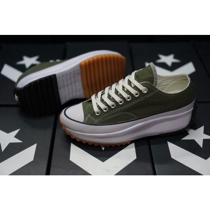 Jual Converse Run Star Hi ox Sepatu wanita wedges premium quality COD ...