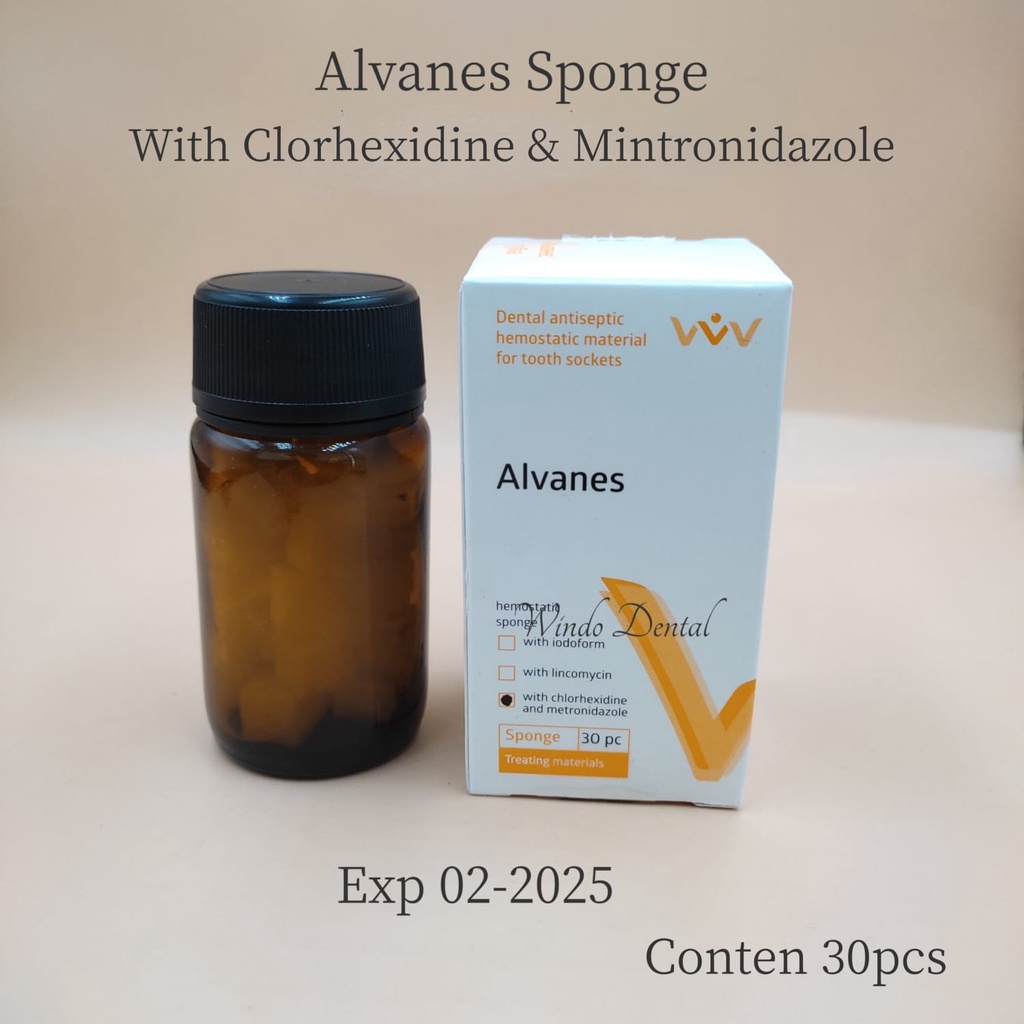 Jual DENTAL ALVANES SPONGE / SERUPA / SURGISPON / SPONGOSTAN HEMOSTATIC ...
