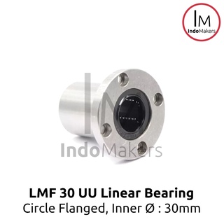 Jual LMF30UU / LMF 30 UU Linear Motion Round Flange Bearing | Shopee Indonesia