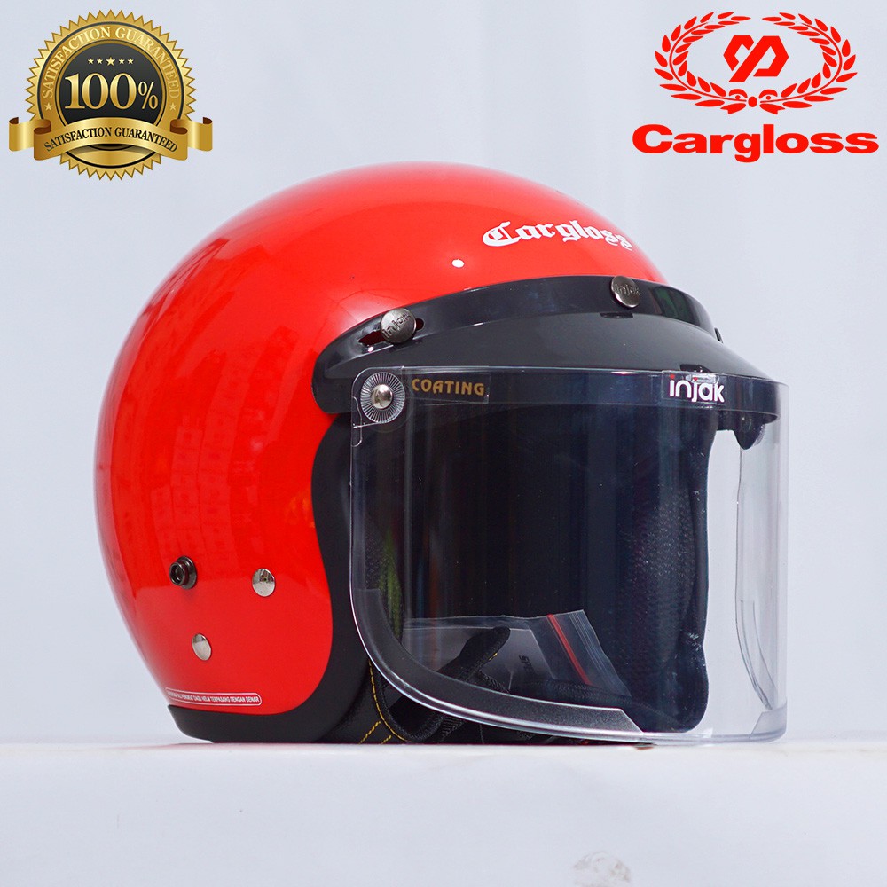Jual Helm Cargloss AJR Red Original Cargloss Free Visor Helm Cargloss ...