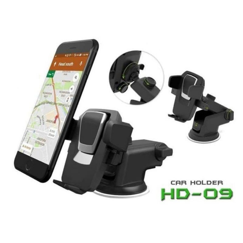 Holder HP Mobil 360 Derajat Rotasi Car Holder Phone Stand Mount ...