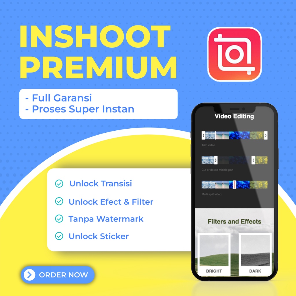 Jual INSHOT PRO FOR IOS/ANDROID FULL GARANSI PROSES CEPAT Indonesia ...