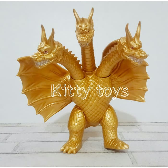 Jual KING OF MONSTER ZERO GHIDORAH JUMBO GODZILLA VINLY FIGURE | Shopee ...