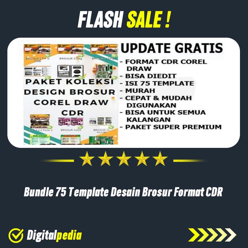Jual Bundle 75 Template Desain Brosur Design Format CDR Corel | Shopee ...
