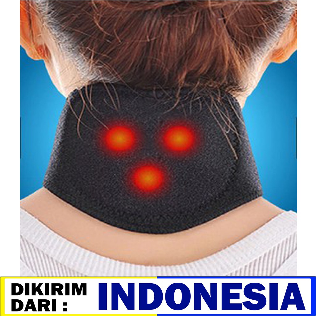 SABUK TERAPI TURMALIN PEMANAS DAN PENGHANGAT LEHER NECK HEATING BELT ...