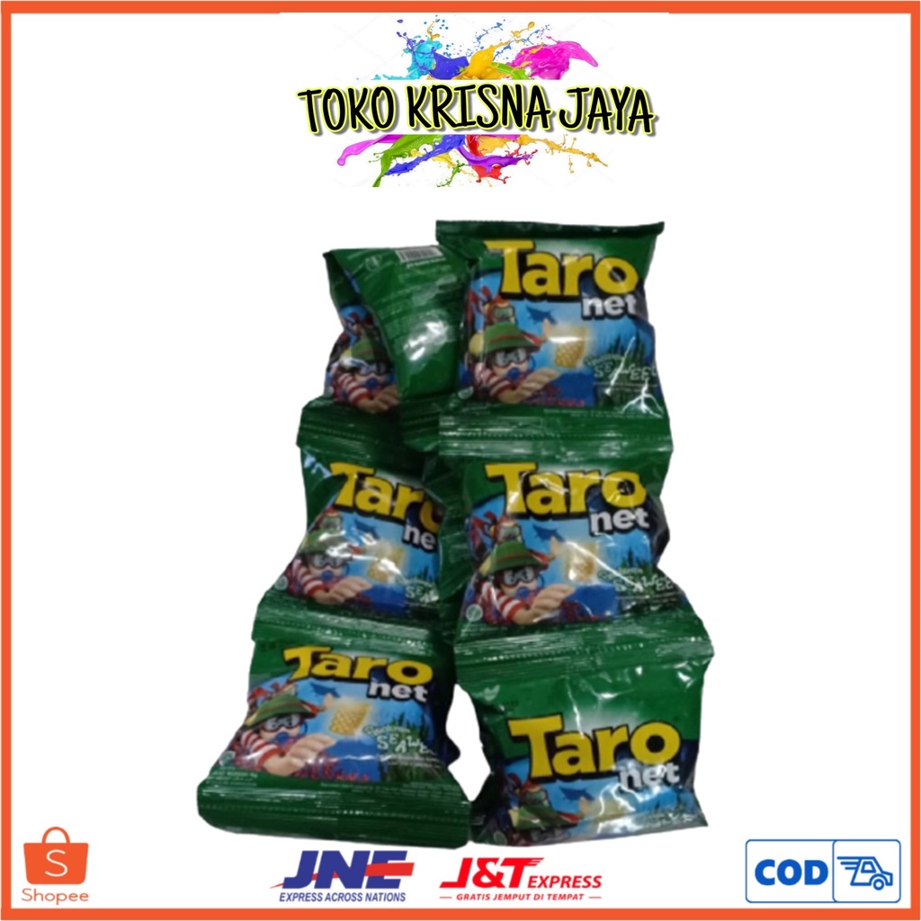 Jual TARO NET RASA POTATO BBQ | SEAWEED NETTO 10 PCS X 9 GR | Shopee ...