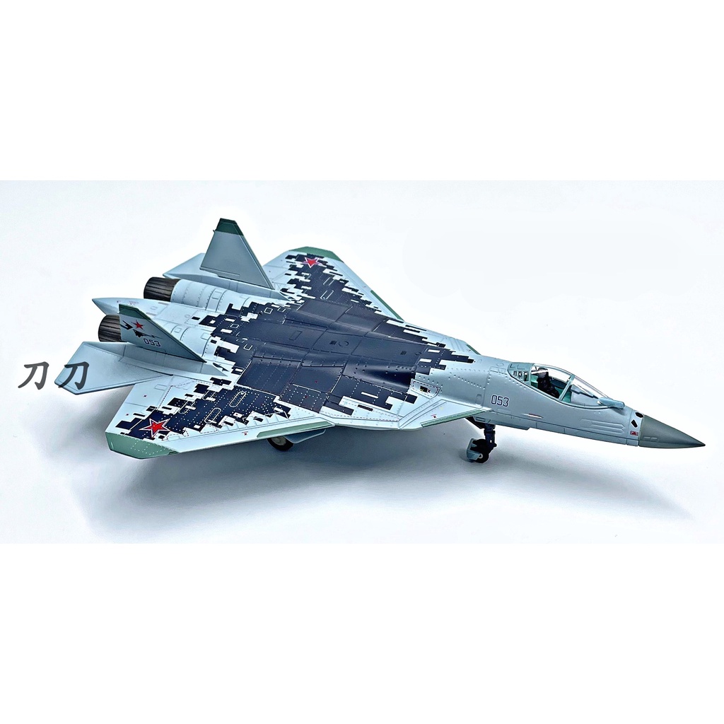 Jual Diecast Militer Pesawat Tempur Jet Sukhoi Su-57 Felon Rusia T-50 ...