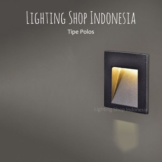 Lampu Tangga Dinding tanam LED waterproof 3watt Kotak lamp Step Light ...