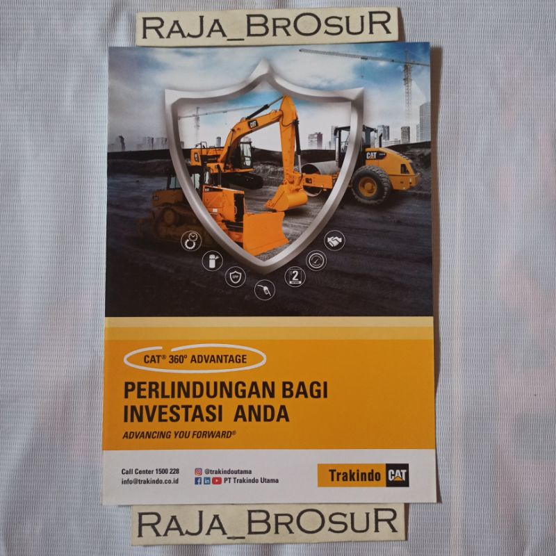Jual Poster brosur alat berat Trakindo Caterpillar CAT 320 Medium ...