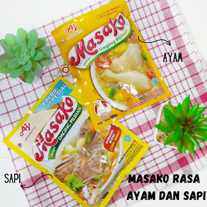 Jual Masako Kaldu Ayam dan Sapi 100 gr / Ajinomoto | Shopee Indonesia