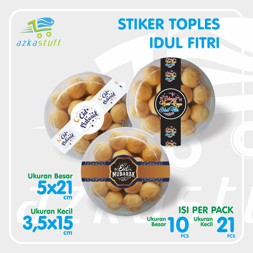 Jual Sticker Toples lebaran - stiker toples idul fitri Indonesia|Shopee ...