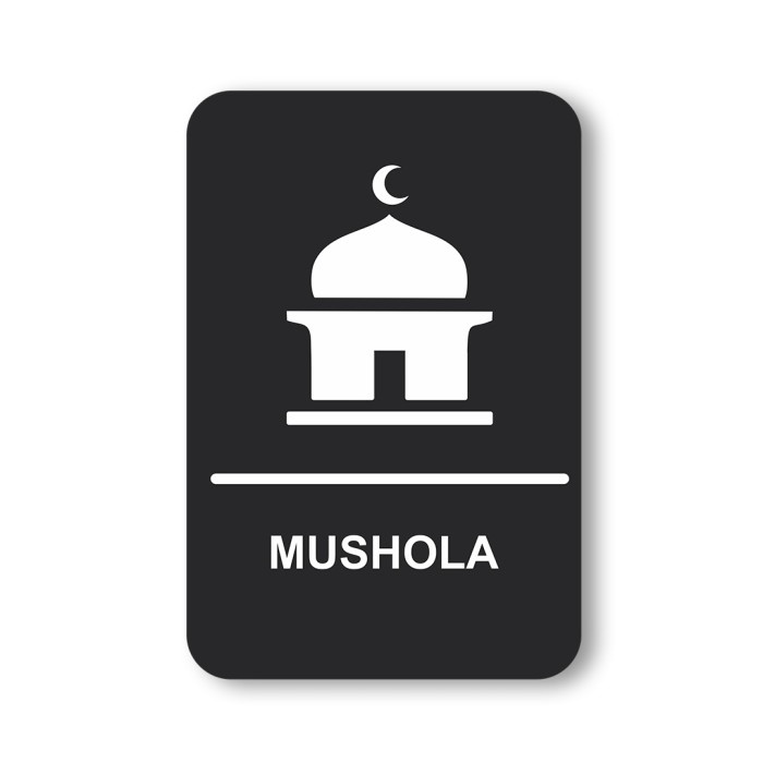 Jual dinding-hiasan- pray area sign - mushola sign - papan tanda musola ...