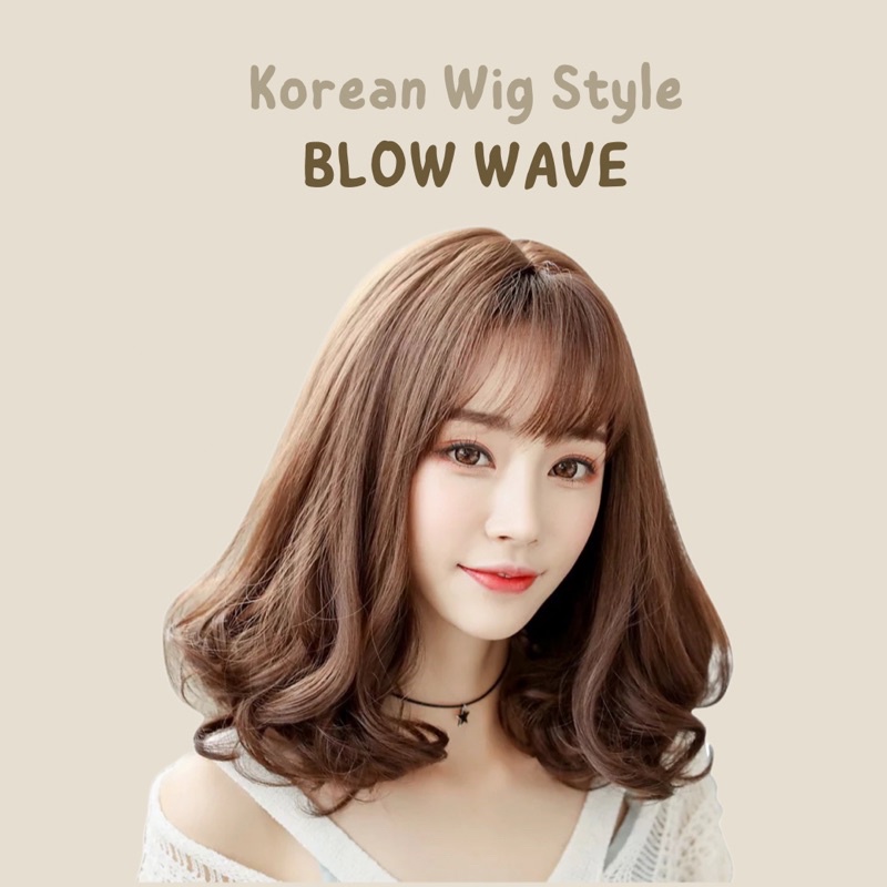 Jual Wig Pony Tipis Akemi Model Blow Wave 40cm / Wig Poni Tipis Pendek ...